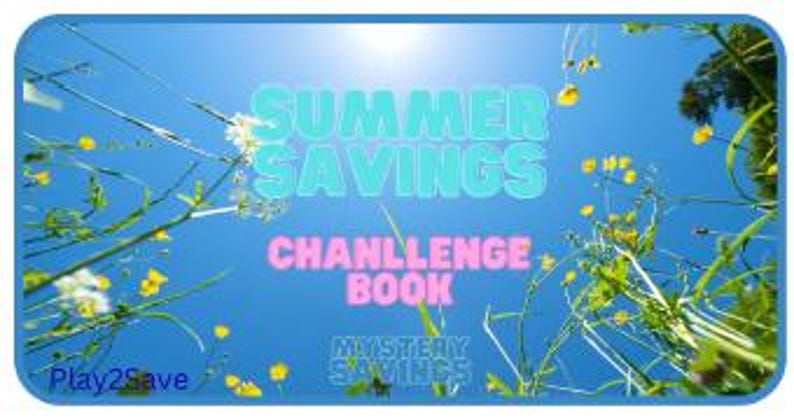 Downloadable Summer Saving Challenge Book for All Budgets - Etsy