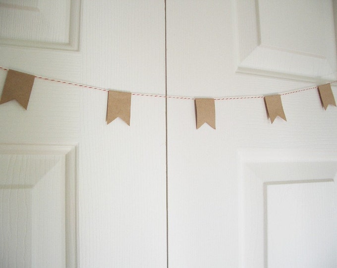 Tiny Circus Kraft Paper Flag Pennant Garland - Etsy