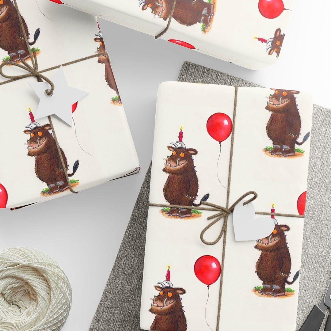 Wrapping Papers - the Gruffalo Themed Gift Wrap, Kids Birthday Party ...
