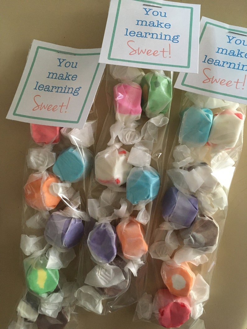 Printable PDF You Make Learning Sweet Tag Teacher - Etsy