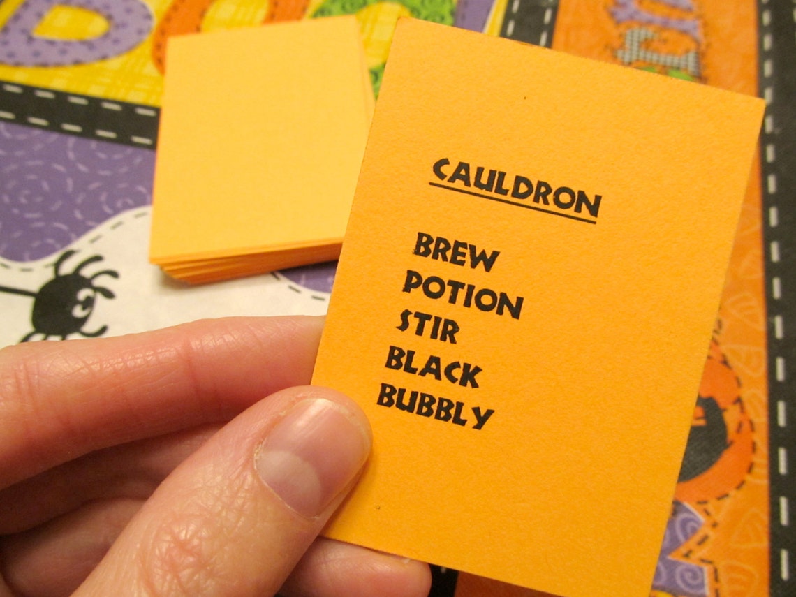 Printable- PDF- Halloween Taboo- Fun Party Game for Kids, Teens, and ...