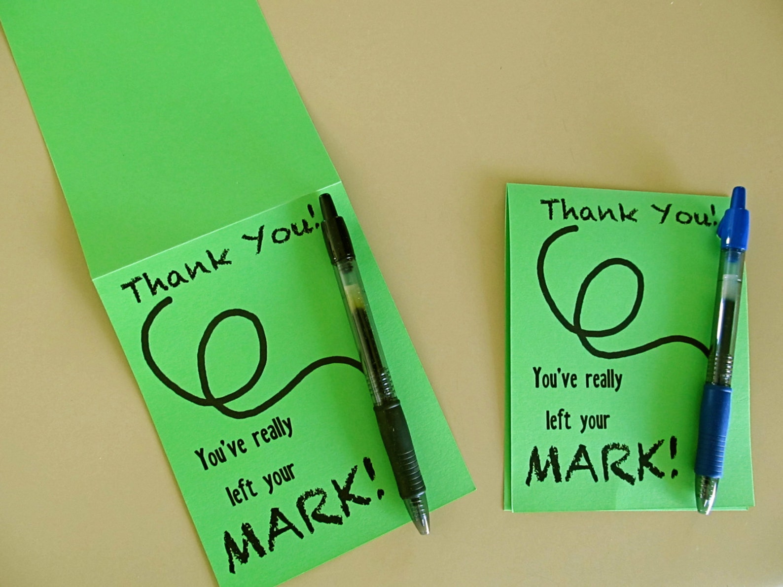 Printable PDF Left Your Mark Card Teacher Appreciation Idea - Etsy