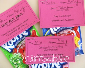 Kool Aid Valentine Instant Download DIY Print or - Etsy