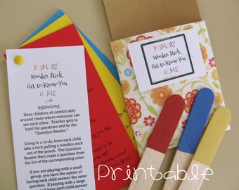 Get to Know You Game - Etsy