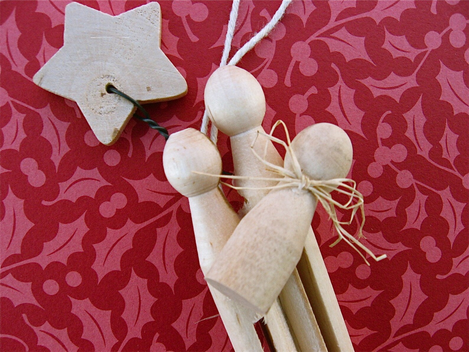 Clothespin Nativity Ornament - Etsy