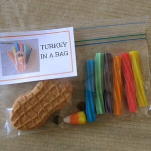 Printable- PDF- Turkey in a Bag Tag - Thanksgiving Gift Idea- Students ...