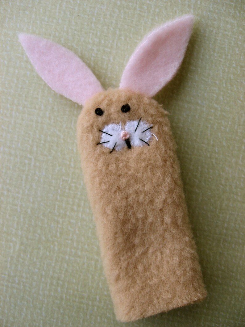 PETER COTTONTAIL Furry Fingers Finger Puppet - Etsy