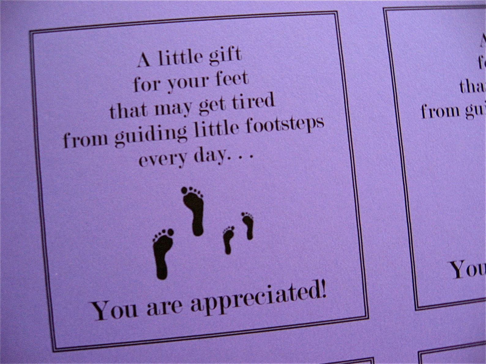 Printable PDF Guiding Little Footsteps Tag Teacher - Etsy