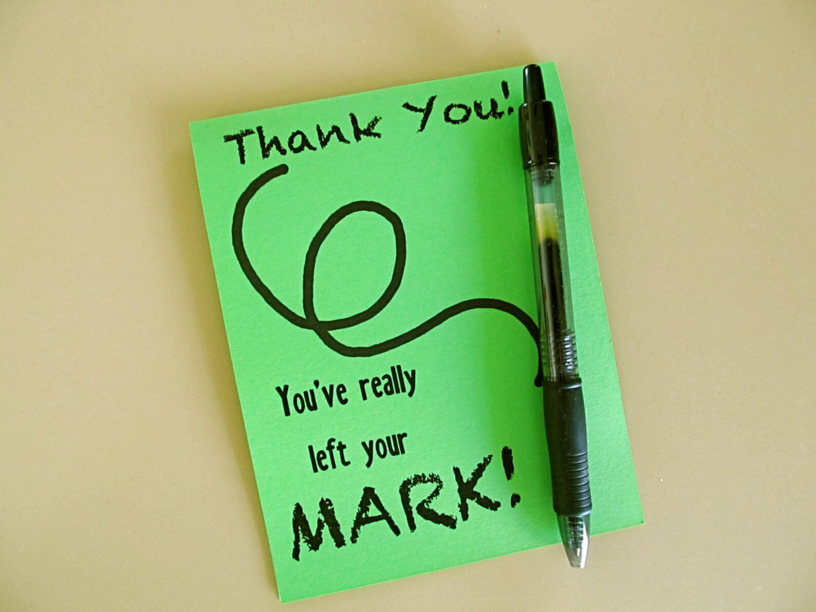 Printable PDF Left Your Mark Card Teacher Appreciation Idea - Etsy