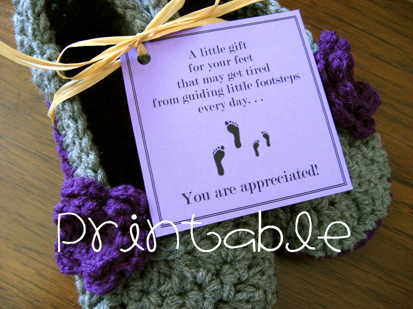 Printable PDF Guiding Little Footsteps Tag Teacher - Etsy