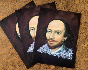 William Shakespeare Portrait, Fine Art, Digital Print - Etsy