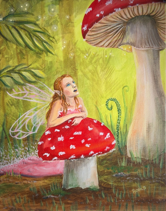 Fairy Acrylic Painting