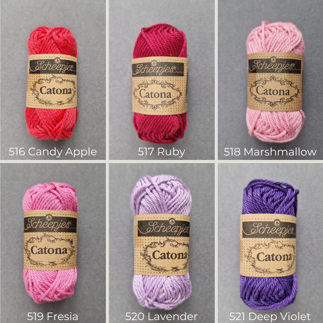 Scheepjes Catona Cotton Yarn 10/25/50g Colors 386-604 (part 2) - Etsy