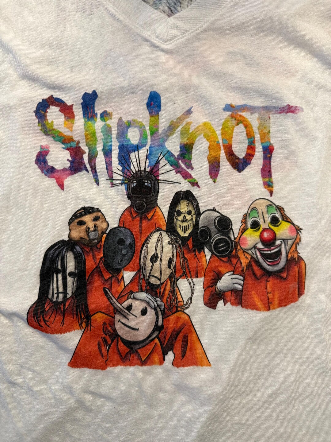 Slipknot Custom T Shirt Depicting the Self-titled Album Cover. - Etsy
