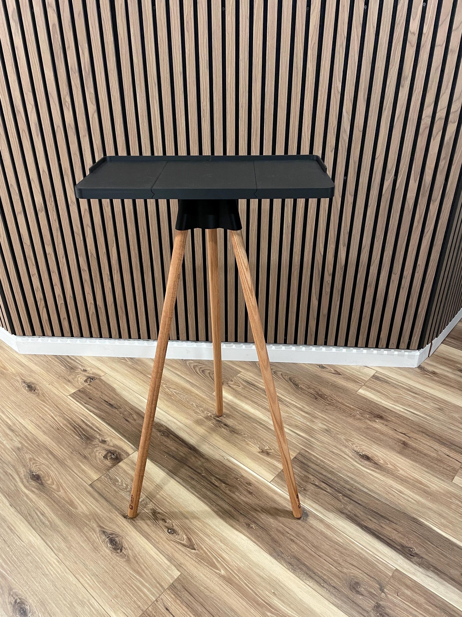 Indoor Cycling Desk: Oak Wood Legs, Bioplastic Top, Minimalist Home Gym ...