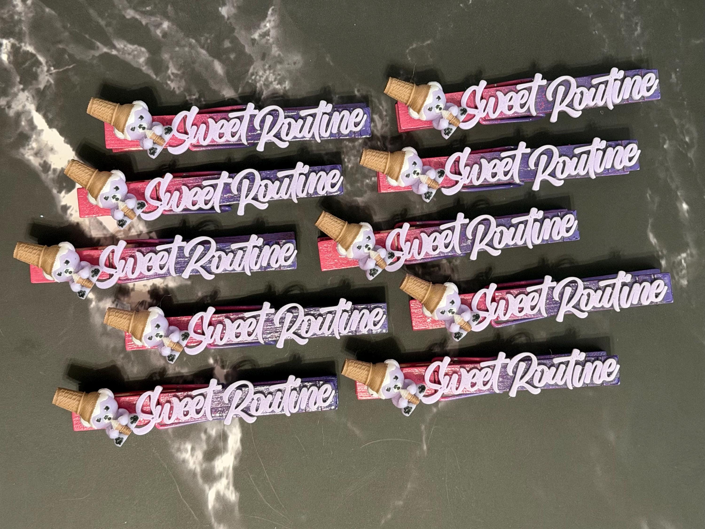 Sweet Routine (set of 10)! Cheer Pins, Cheer Pins, Cheer Gift ...