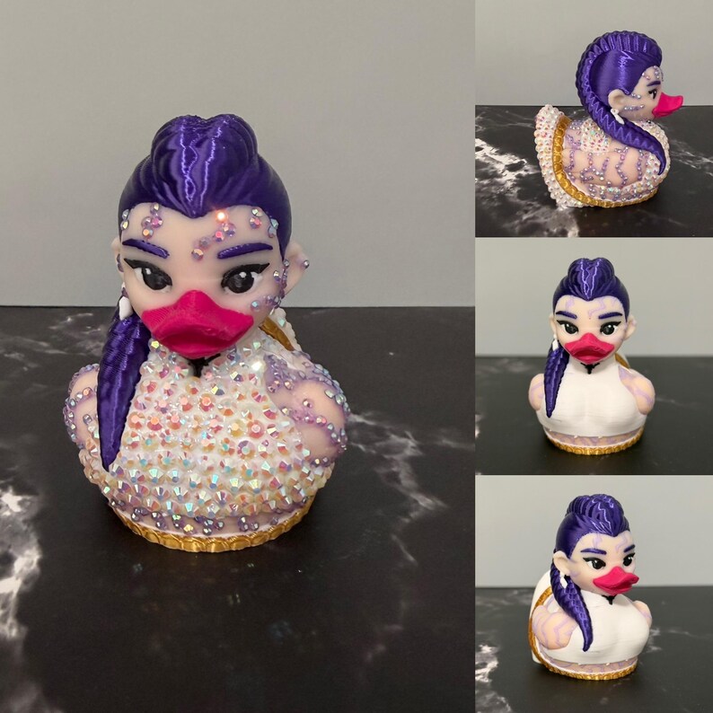 Rumi Inspired Duck (3D Printed) - Cheer Bag Accessory | Unique Gift ...