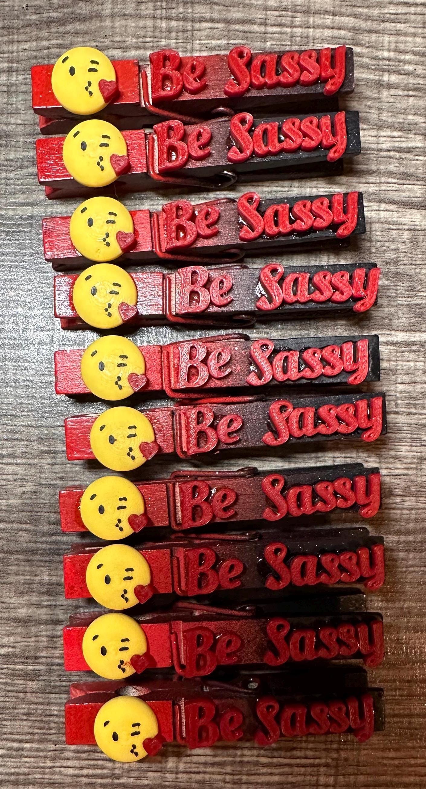 Be Sassy (set of 10)! Cheer Pins, Cheer Pins, Cheer Gift, Cheerleader ...