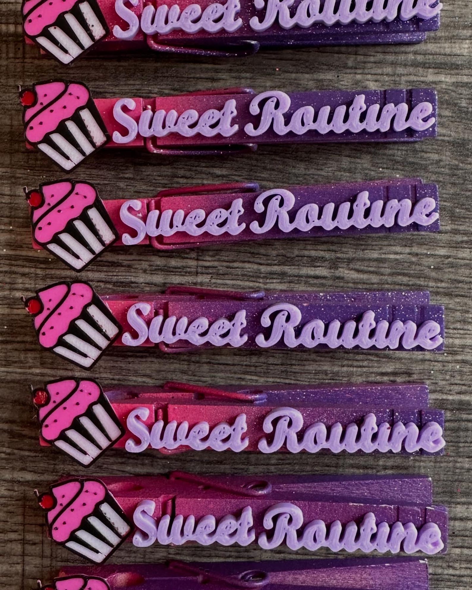 Sweet Routine (set of 10)! Cheer Pins, Cheer Pins, Cheer Gift, Cheerleader Gift, Good Luck Pins ...