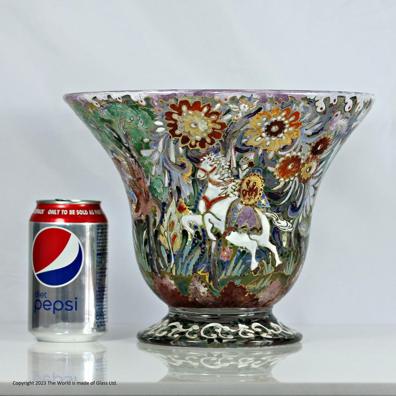 Royo, Spain, Enamelled Large Bowl - Etsy
