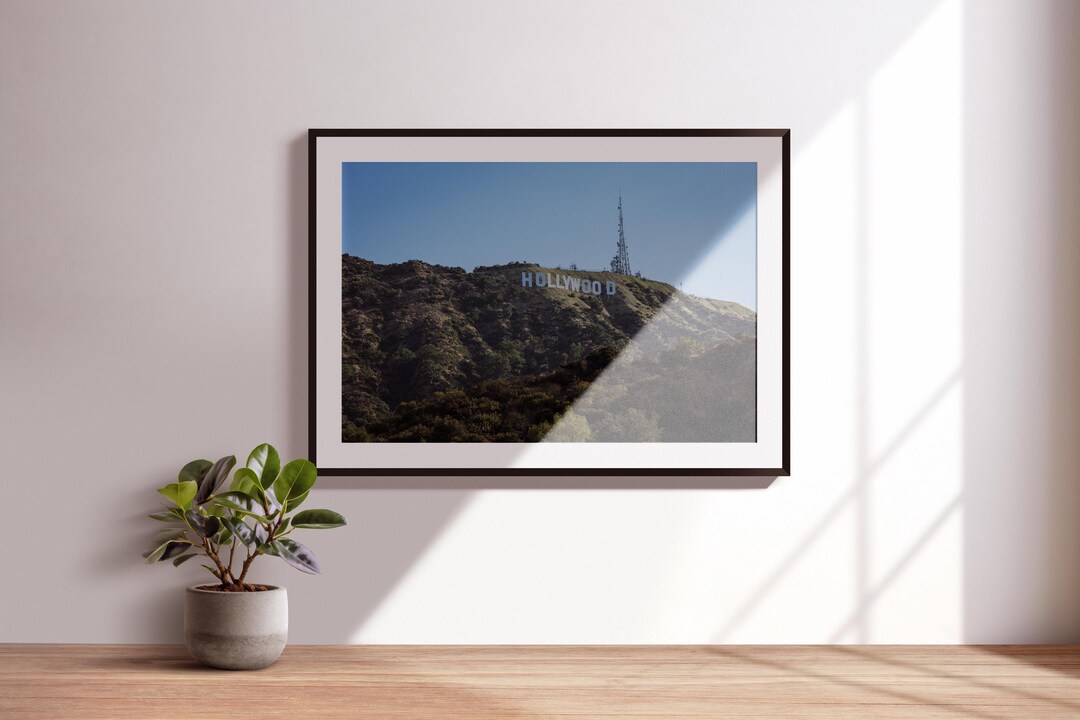Art Photography hollywood Sign Photo Print Unframed Wall Art Wall Print ...