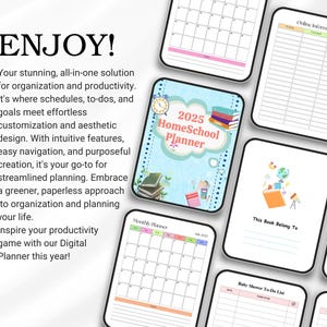 Homeschool Planner 2025-2026: Curriculum, Schedules, and Goals (digital ...