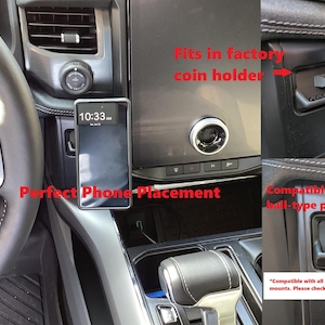 Ford F150 Coin Holder Adapter for Wireless Phone Holder/charger - USA ...