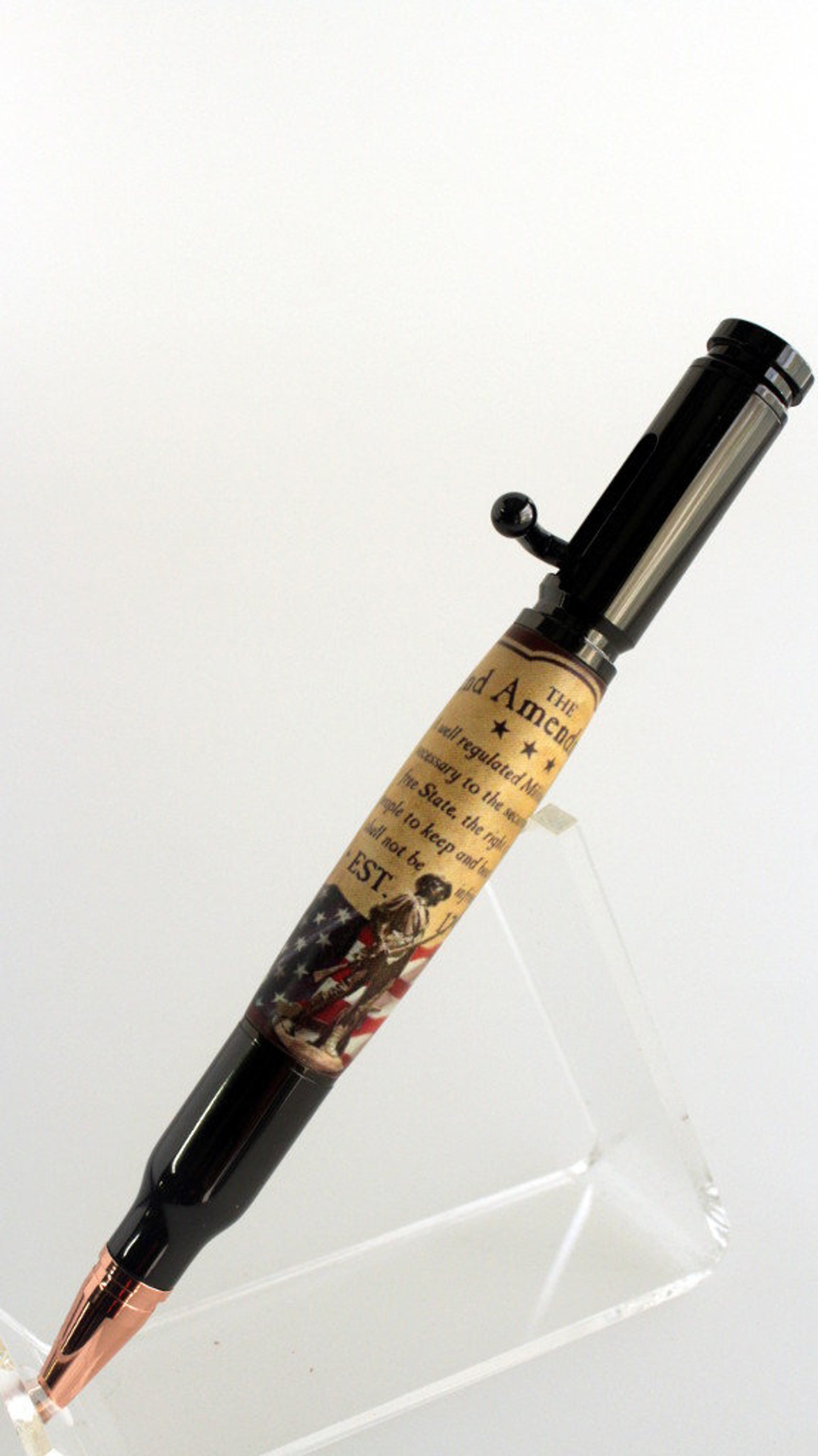 Pen Blank 2nd Amendment Parchment Cast Tube-on Bolt Action - Etsy