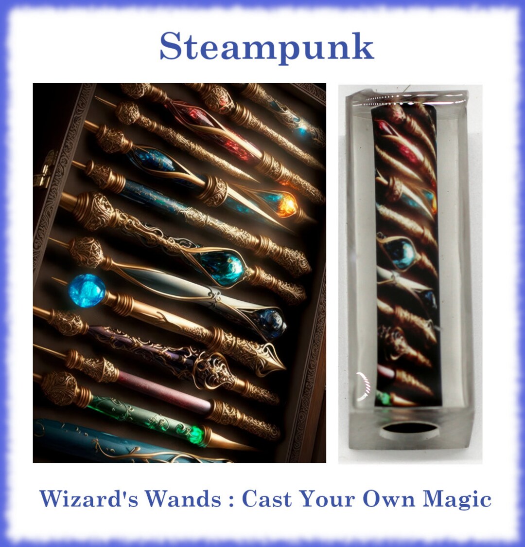 Wizard's Wands Steampunk Pen Blank: Cast Your Own Magic - Etsy