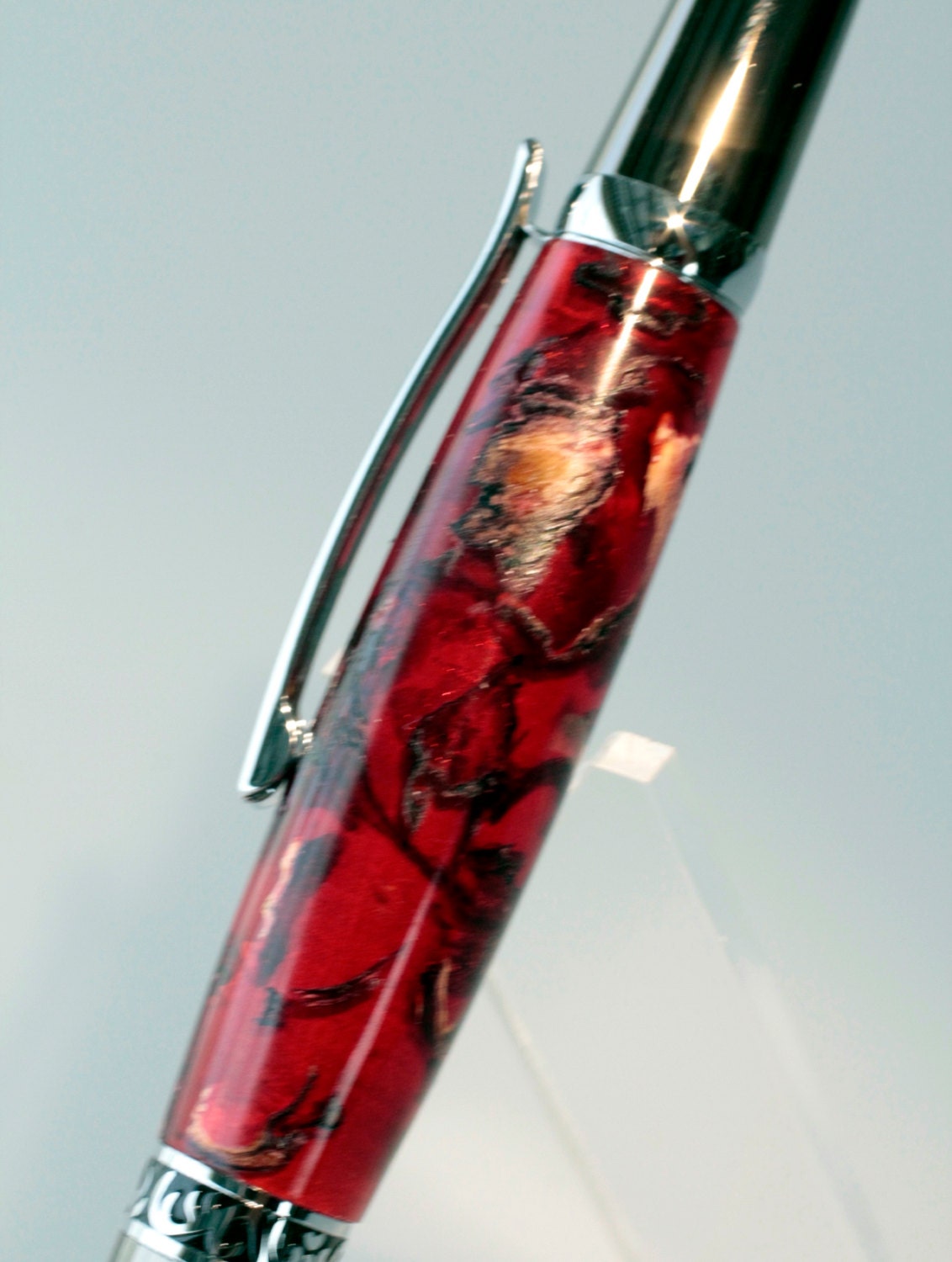 Hibiscus Flowers Potpourri Pen Blank Organic Botanical Acrylic - Etsy