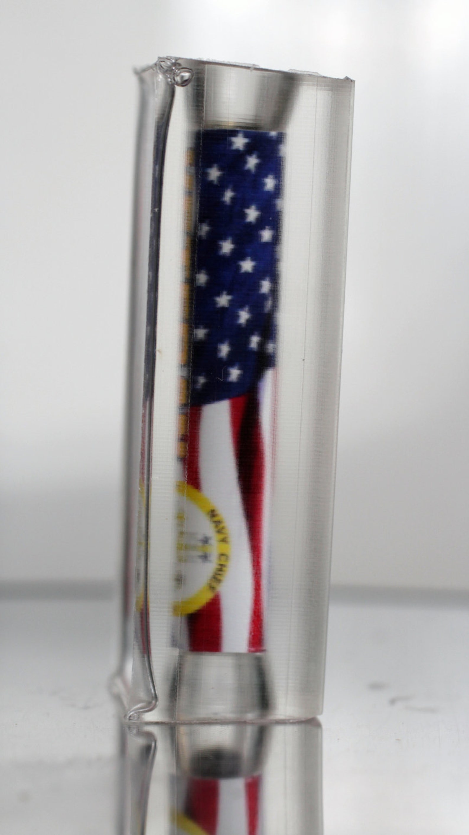 US Navy CPO Emblem Honoring Vets on Old Glory Bolt Style Blank | Etsy