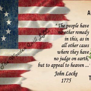 Bolt Action-john Locke-pine Tree Flag - Pen Blank Betsy Ross Flag - an ...