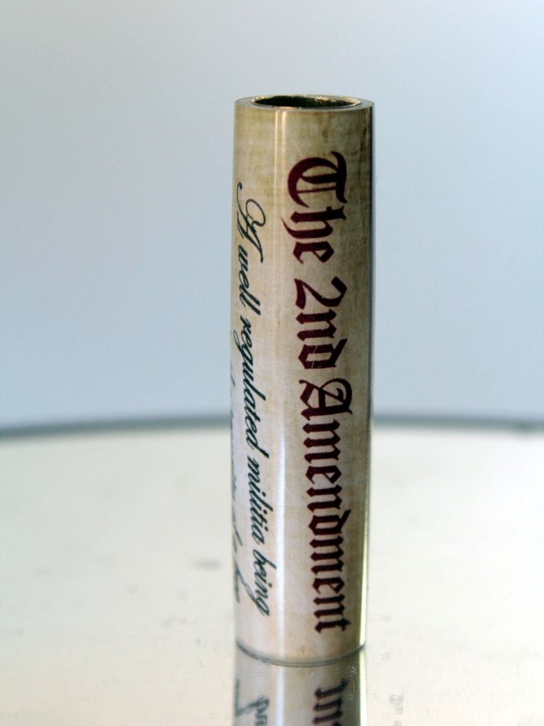 Pen Blank 2nd Amendment Parchment Cast Tube-on Bolt Action - Etsy