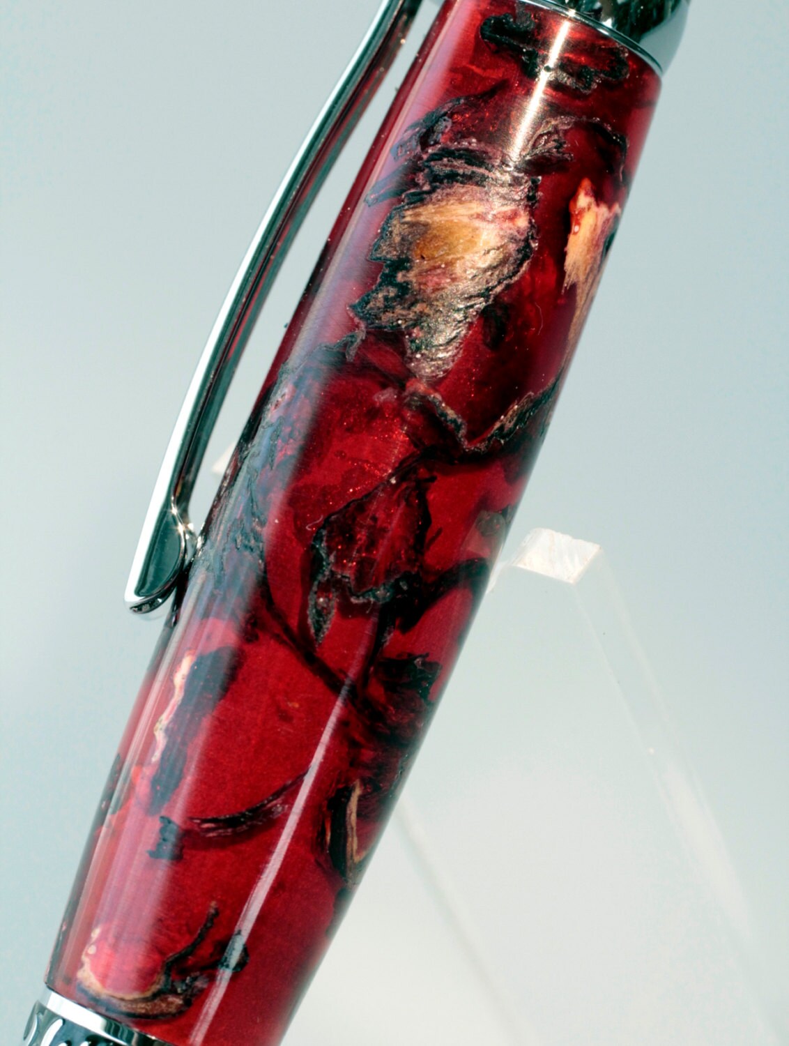 Hibiscus Flowers Potpourri Pen Blank Organic Botanical Acrylic - Etsy