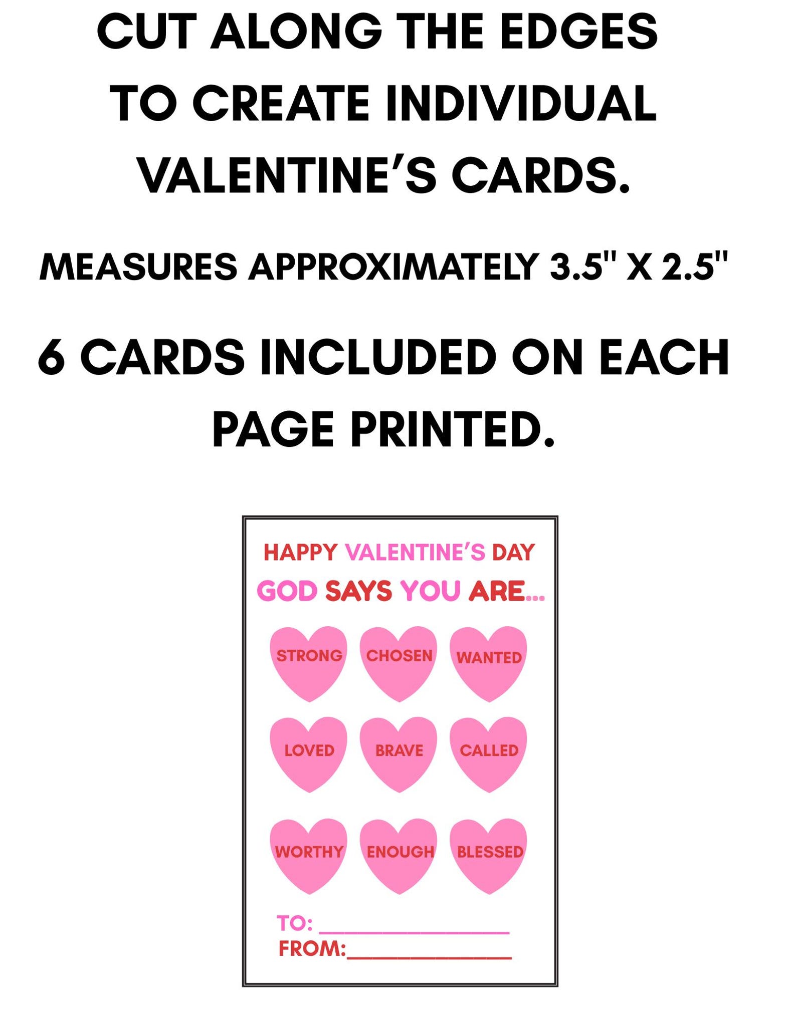 Valentine's Day Christian Printable Bundle - Word Search, Valentines ...