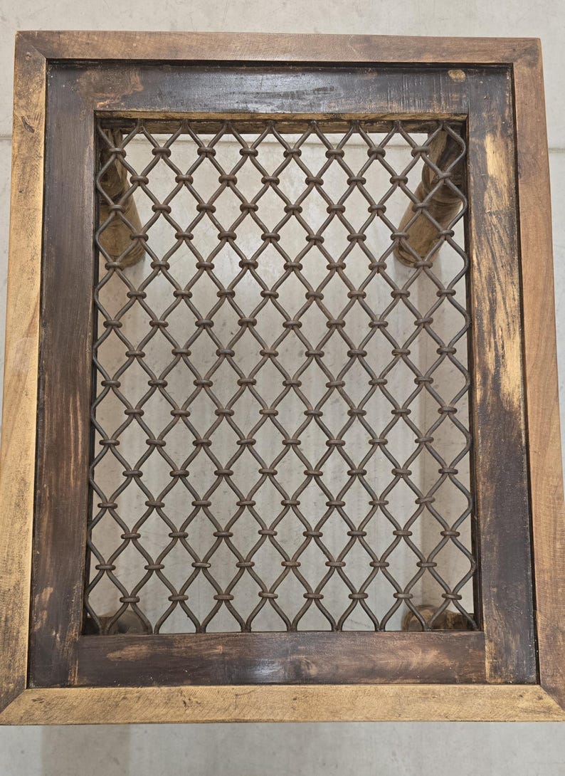 Indian Jali Table Made From Sheesham Wood (indian Rosewood) With ...
