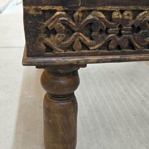 Indian Jali Table Made From Sheesham Wood (indian Rosewood) With ...
