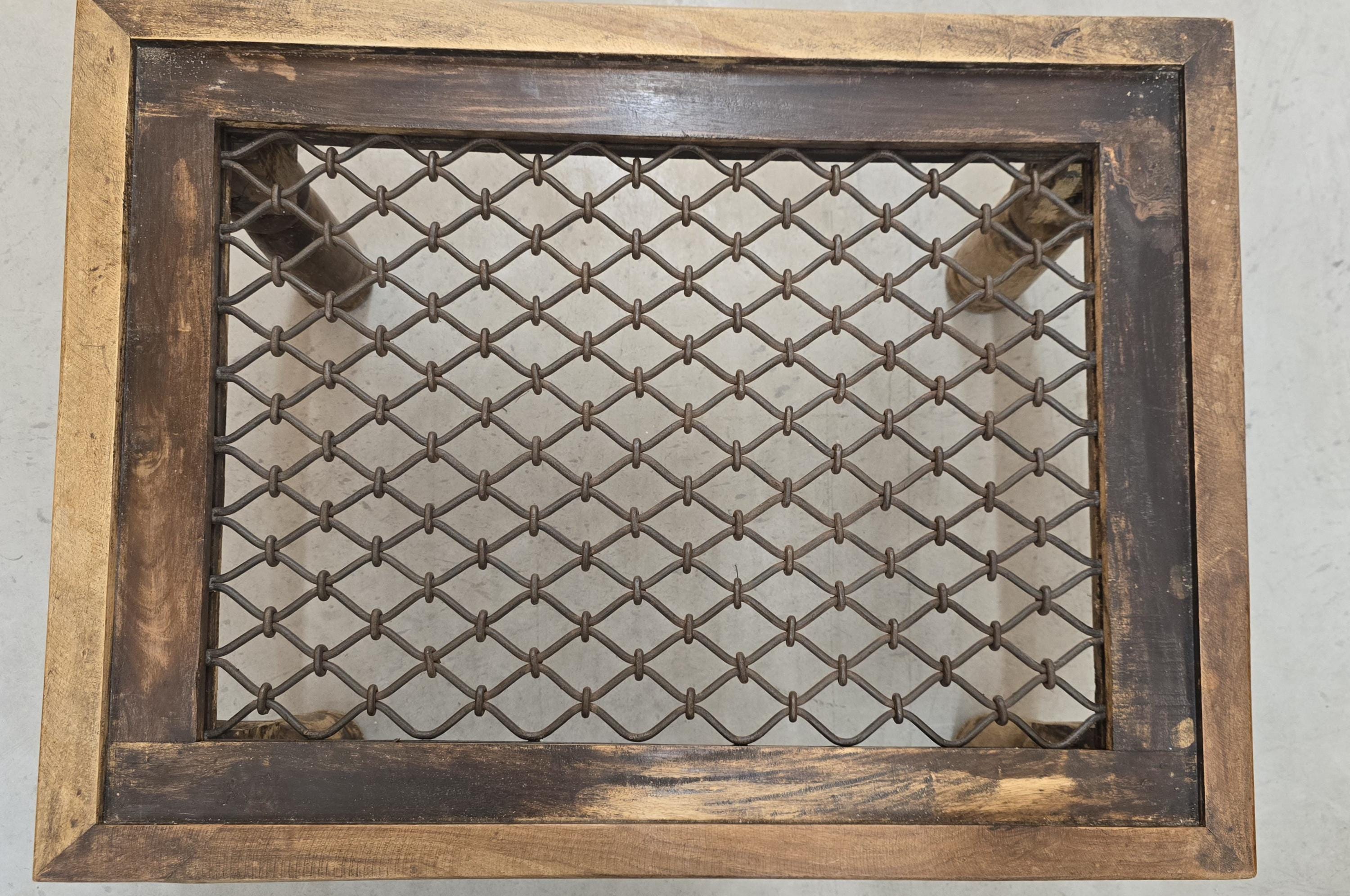 Indian Jali Table Made From Sheesham Wood (indian Rosewood) With ...