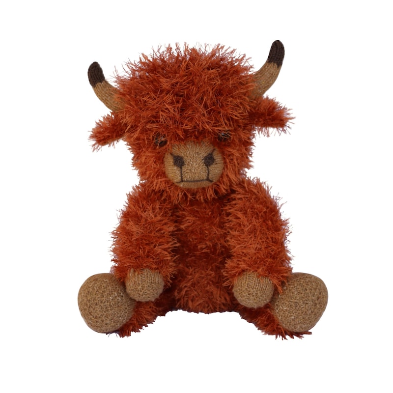 Highland Cow Knitting Patterns - Etsy UK