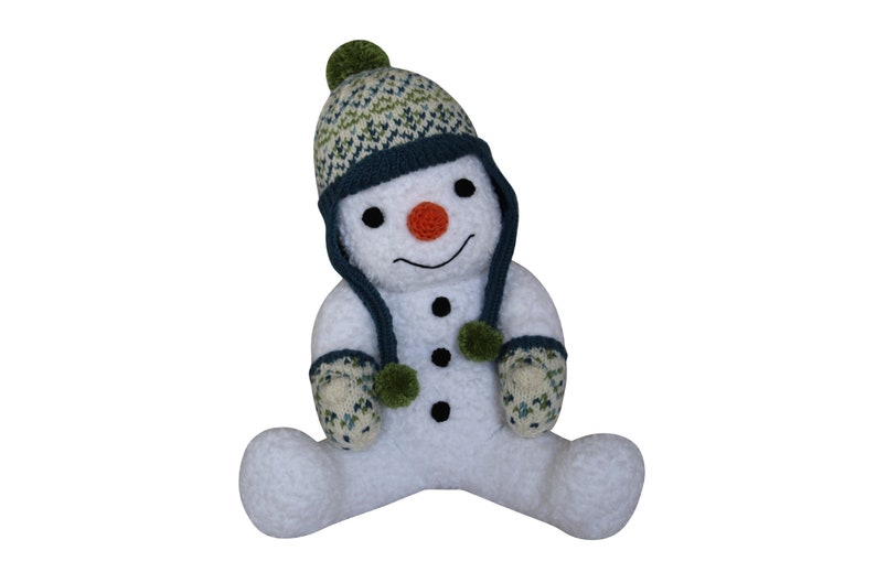 Snowman Knit a Teddy | Etsy
