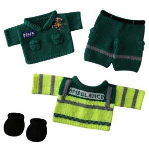Paramedic Outfit - Knit a Teddy - Etsy