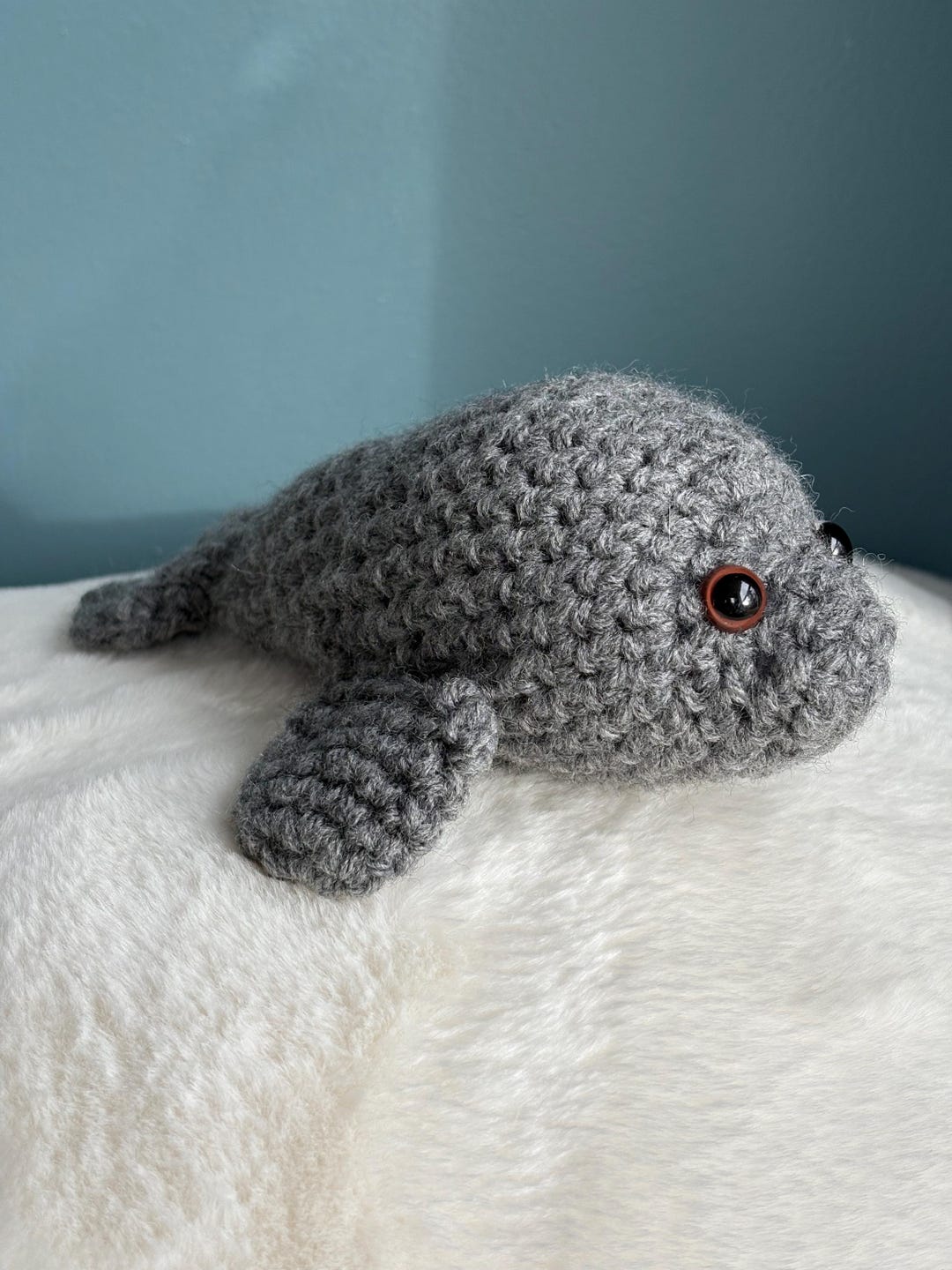 Crocheted Manatee Toy/amigurumi/stuffed Manatee/manatee Plush/plushie ...