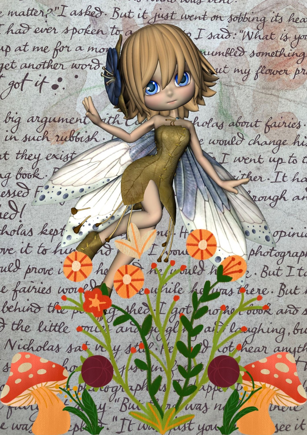 Handwritten Message From the Fairies and Elementals - Etsy