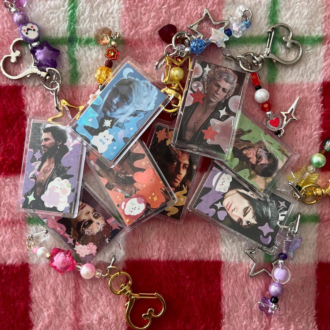 Baldur’s Gate 3 Y2K Keychains Deco Keychain Ita Bag Astarion ...