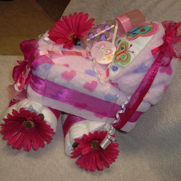 Stroller Diaper Cake - Etsy