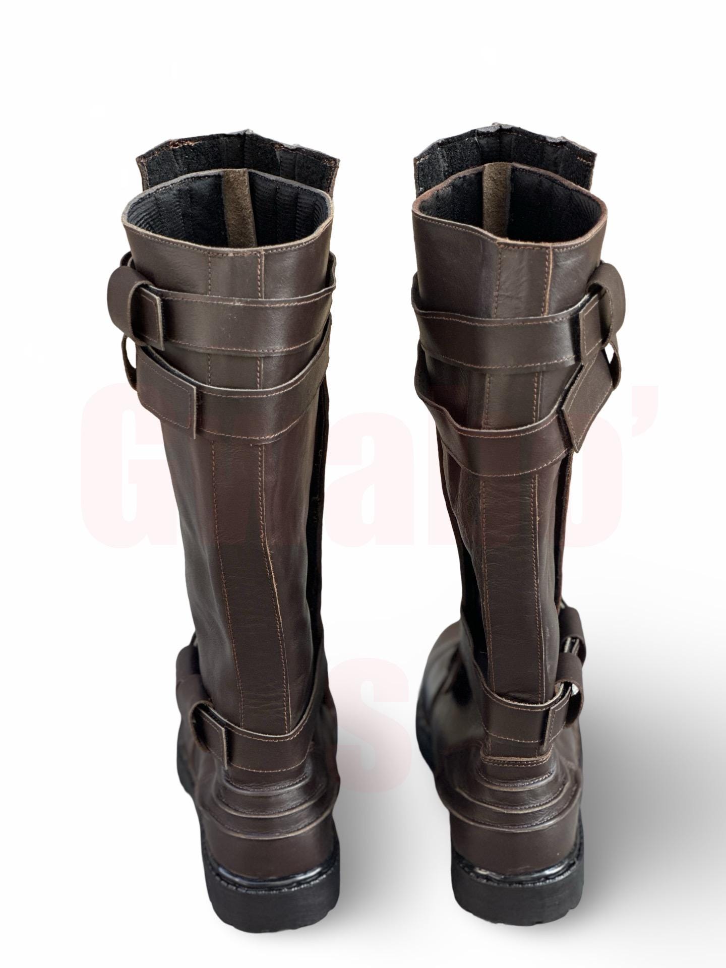 Anakin Skywalker Leather Boots | Star Wars Cosplay Boots | Darth Vader ...