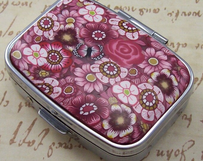 Polymer Clay Covered 2 Compartment Pill Box - Etsy