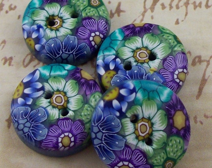 Handmade Polymer Clay Buttons - Etsy