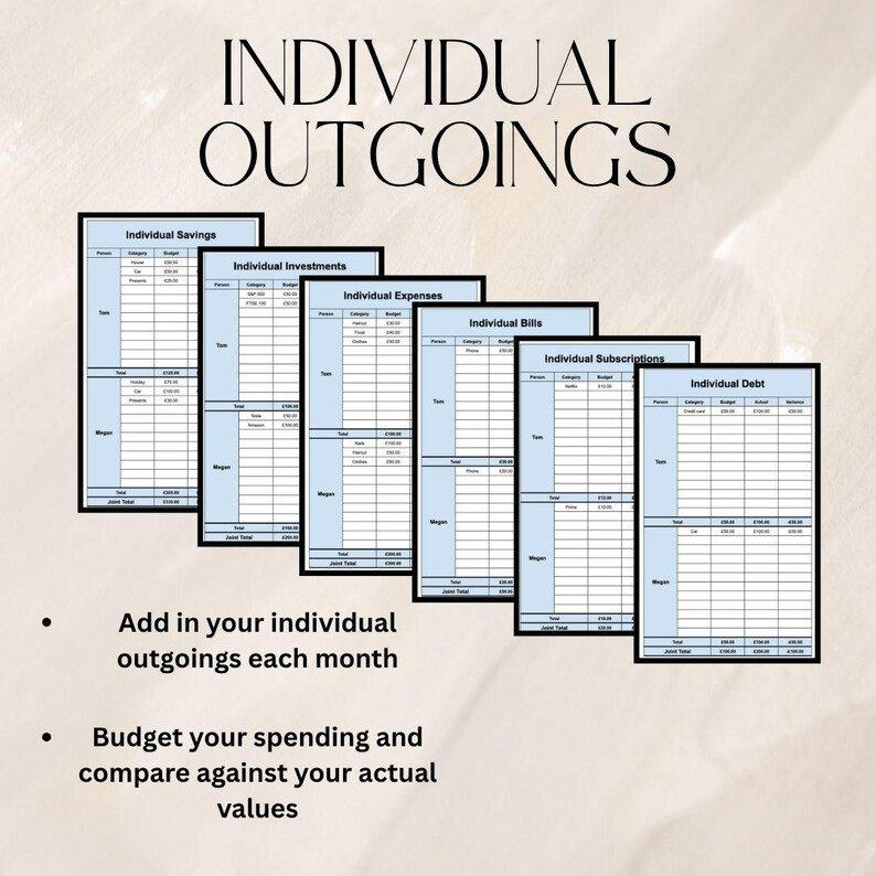 Couples Monthly Budget Tracker | Couples Paycheck Planner | Couples ...