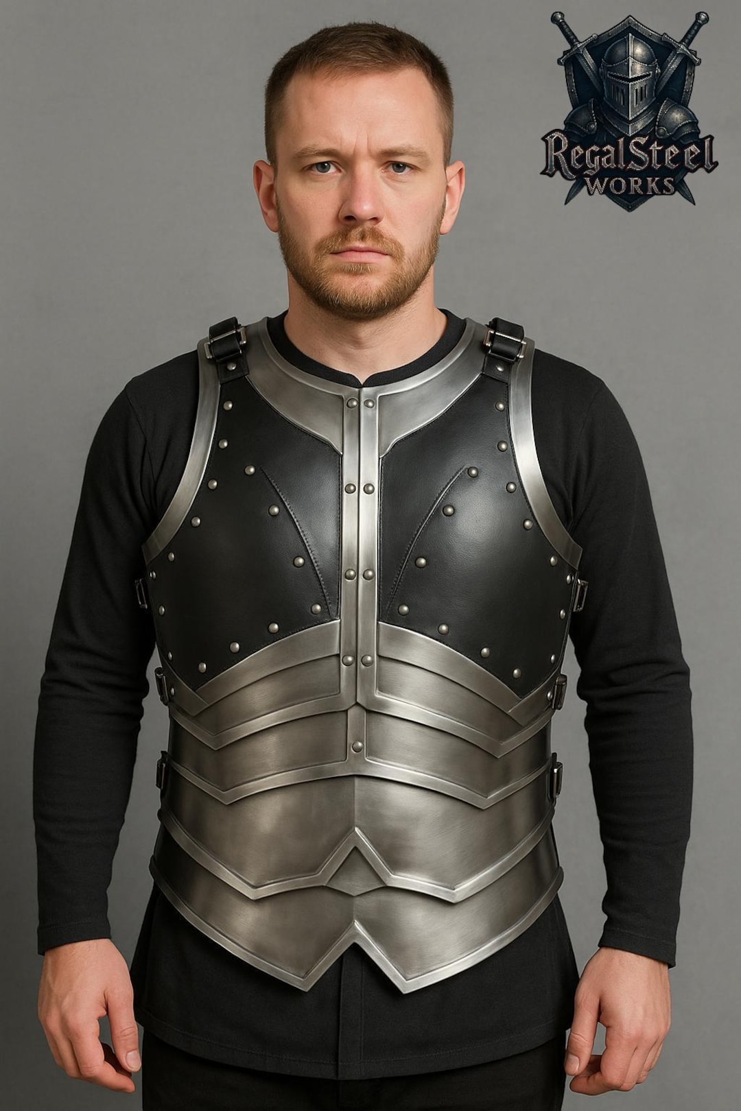 Medieval Knight Steel Larp Cuirass - Battle Knight Breastplate Armor ...
